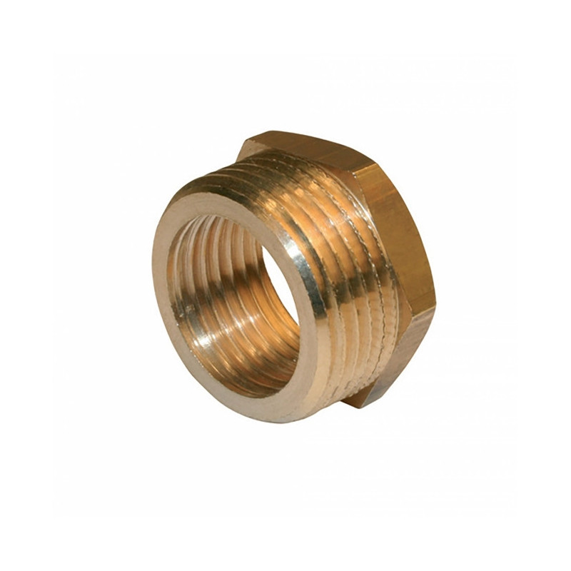 Réduction 6 pans extérieur laiton - à visser (x2) - 241 - pour tube ...