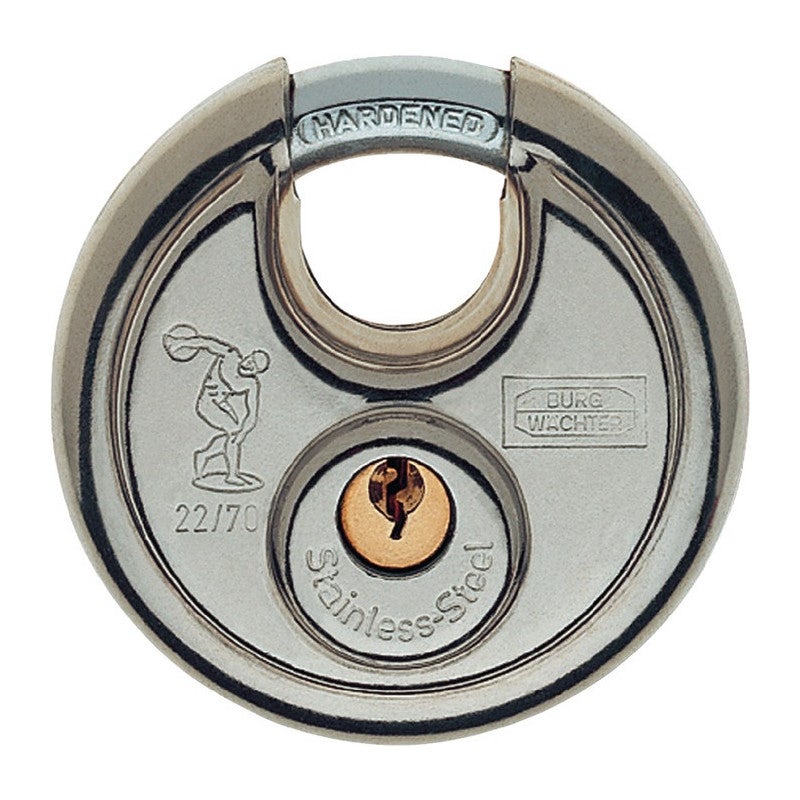 Cadenas cylindrique 22 70 -B.70mm Inox-schl. | Bricoman