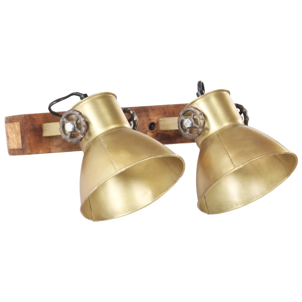 Lampe murale industrielle Laiton 45x25 cm E27 CFW71366 | Leroy Merlin