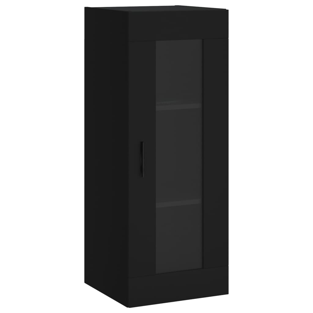 Armario de pared | Mueble de pared negro 34,5x34x90 cm CFW16478 | Leroy ...