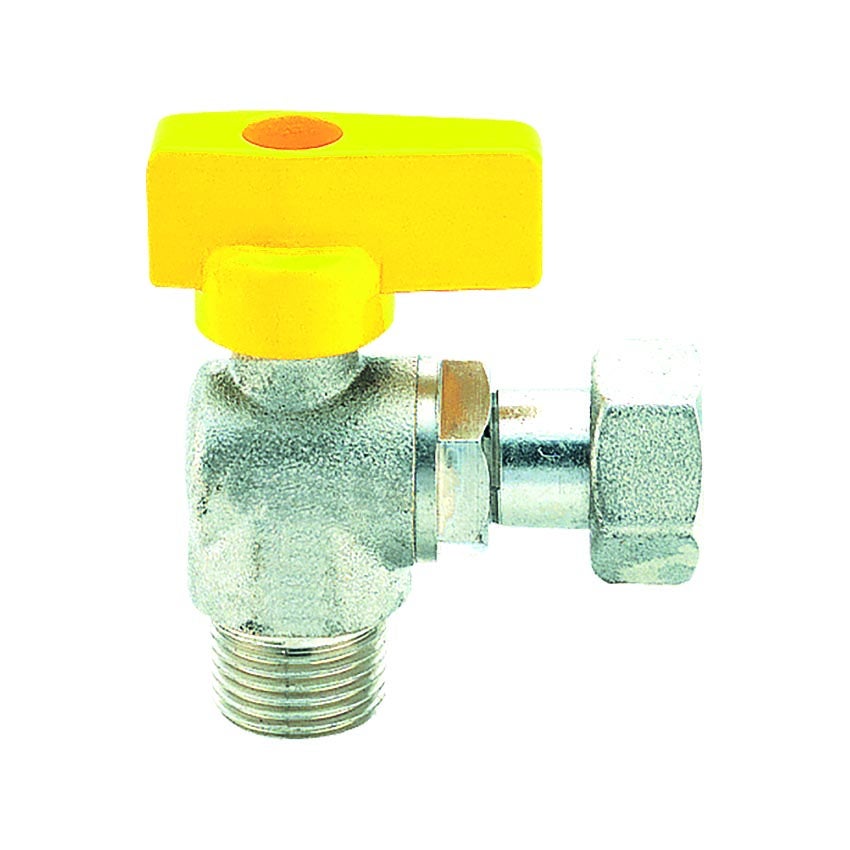 Válvula de ángulo para gas 1/2 "m-3/4 "f con rótula | Leroy Merlin