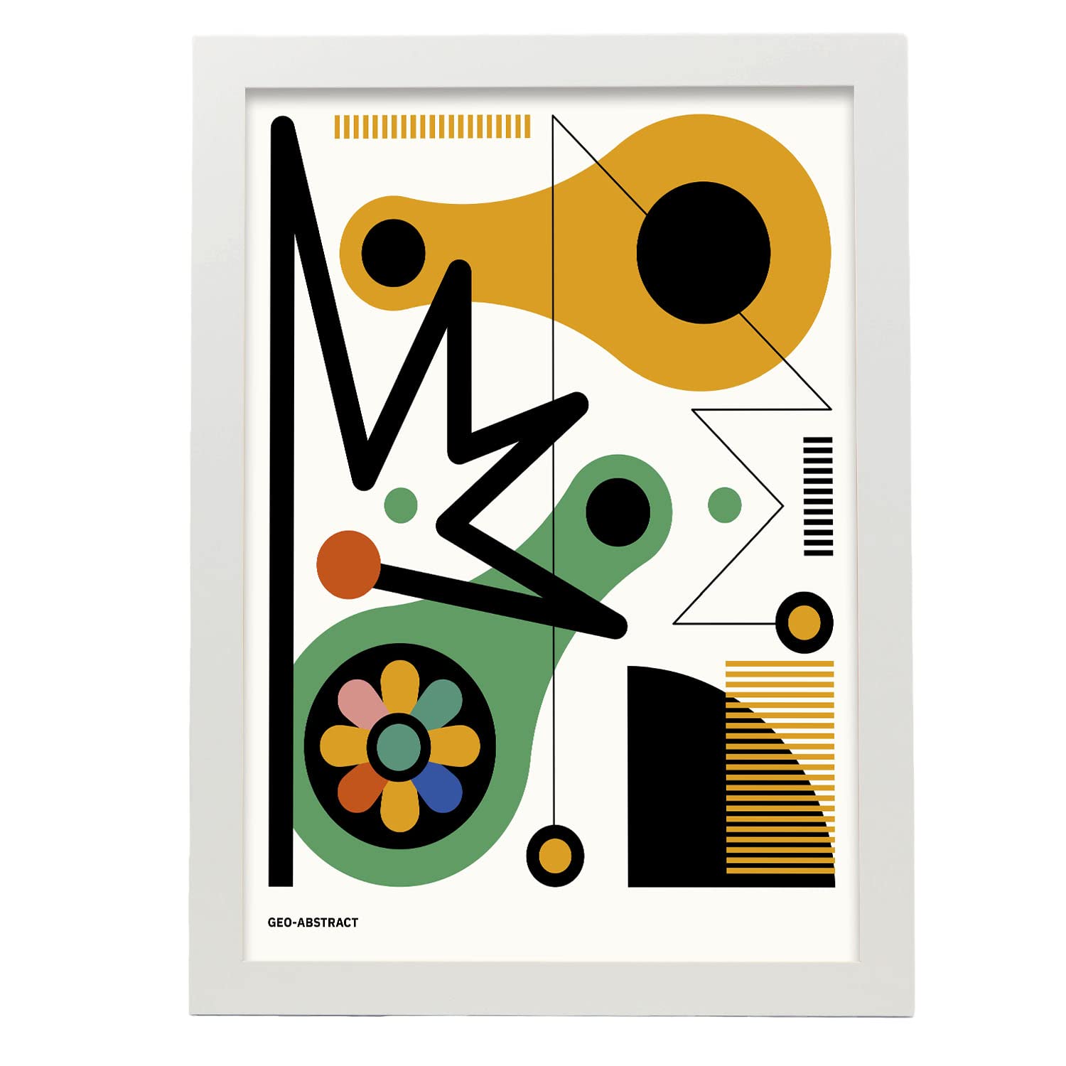 Nacnic Affiche Abstraite Du Pop Art. Routine. Illustrations Artistiques ...