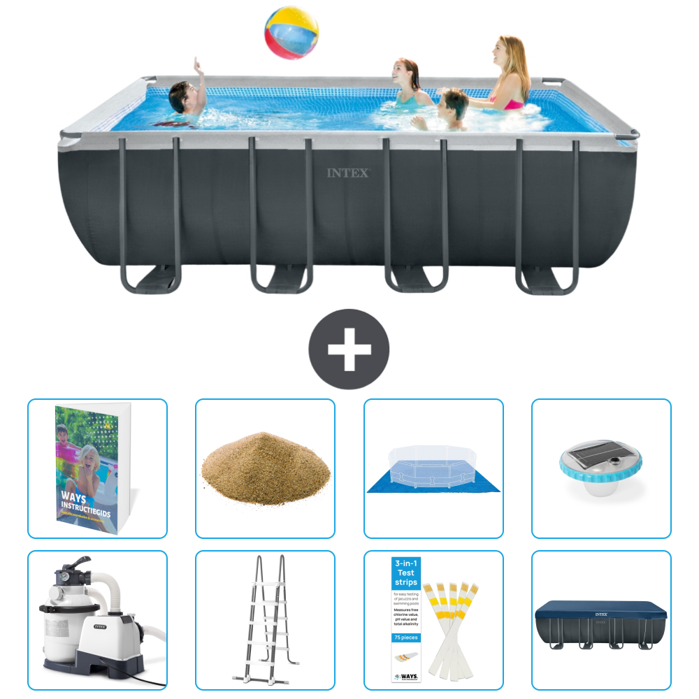 Intex Piscina Ultra XTR Rettangolare - 549x274x132 cm - 9-pezzi S578 ...