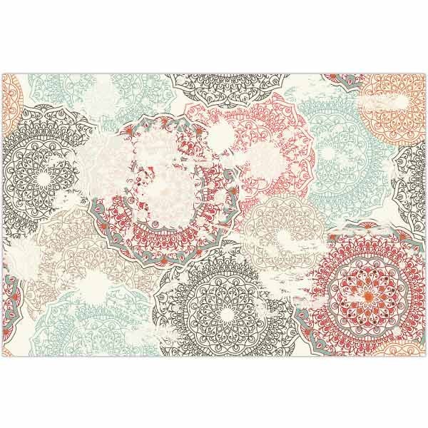 TAPIS VINYLE ARABESQUE PASTEL 220 X 146CM | Leroy Merlin