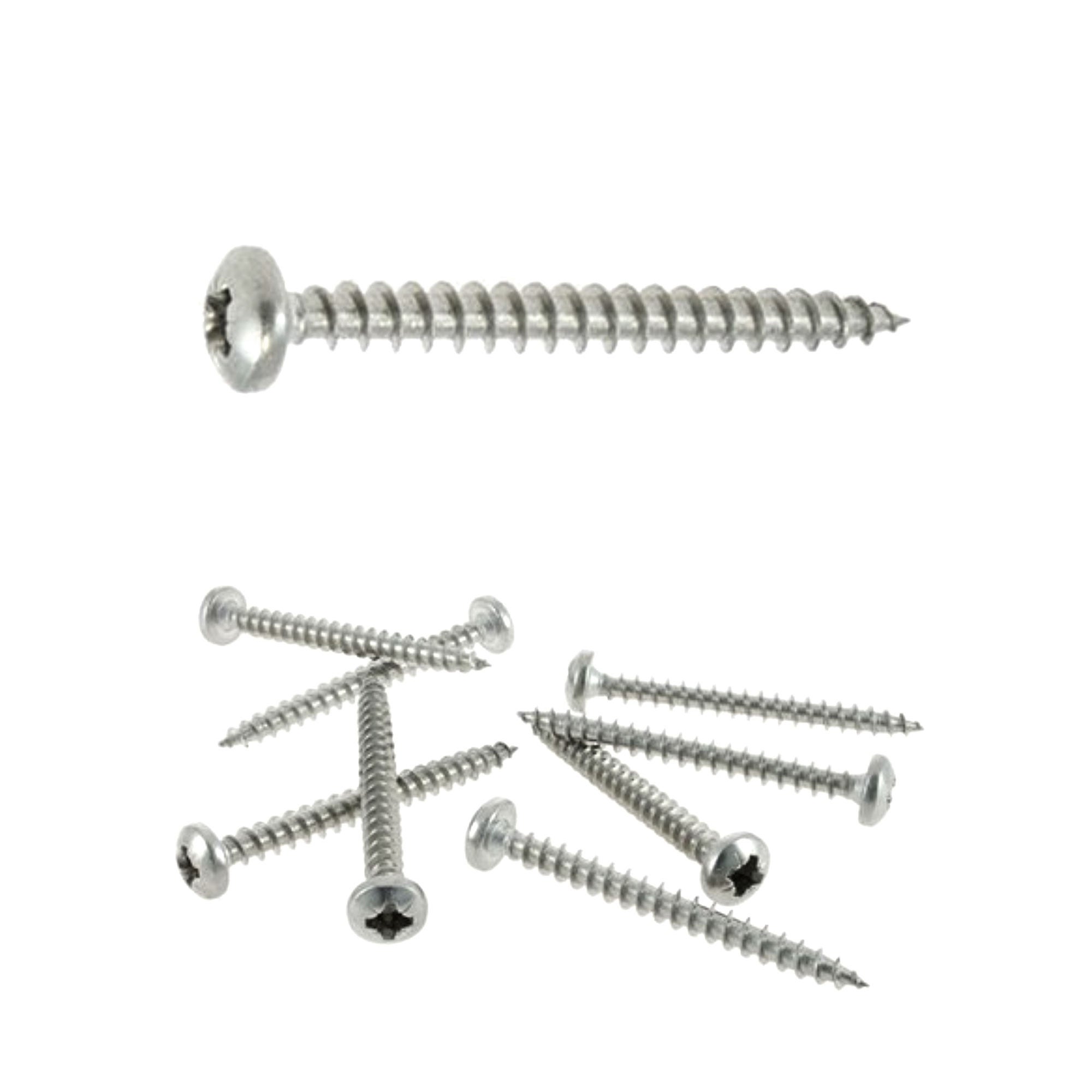 200 Vis Agglo tête cylindrique pozidriv Inox A2 - Diamètre 4,0 mm ...