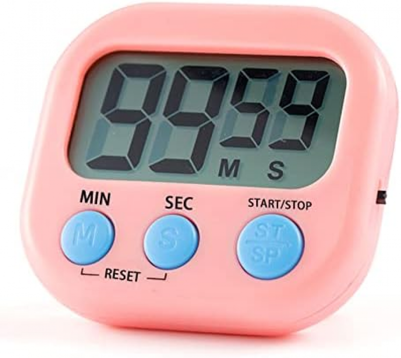 Magnetic Kitchen Timer with Large LCD Display, Timers for Cooking ...