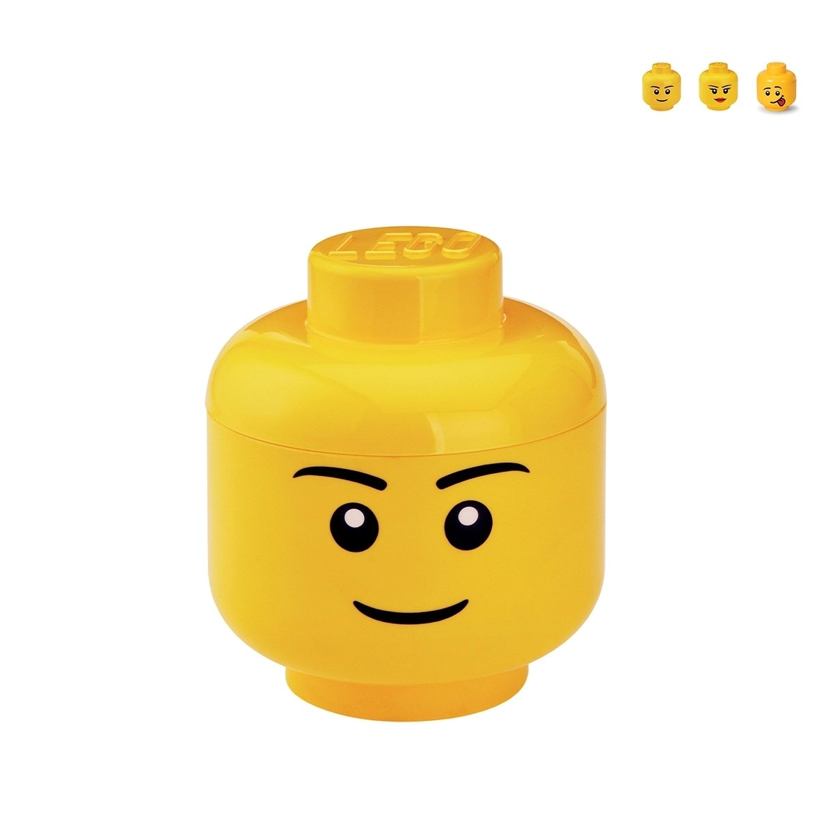 Grande boîte de rangement LEGO en forme de tête L | Leroy Merlin