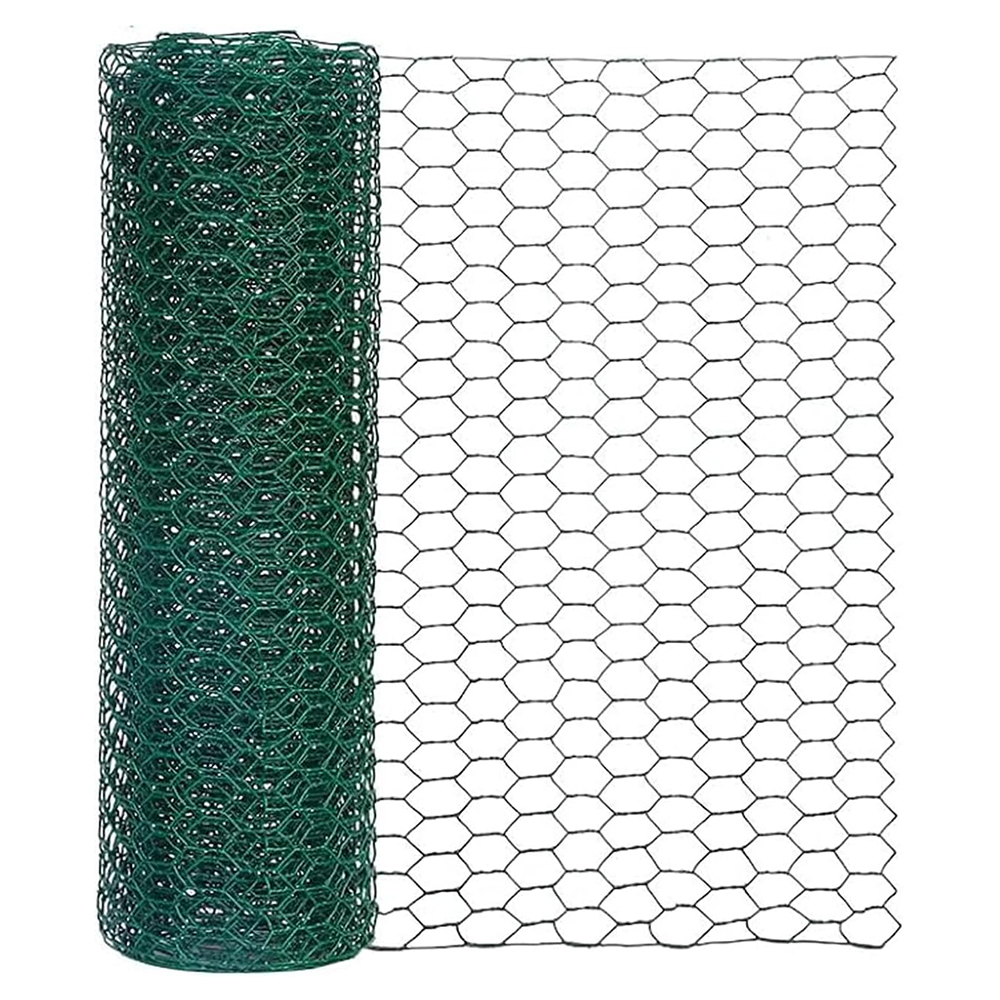 Malla de alambre de pollo floral verde de 300*40 cm, cerca de tela ...