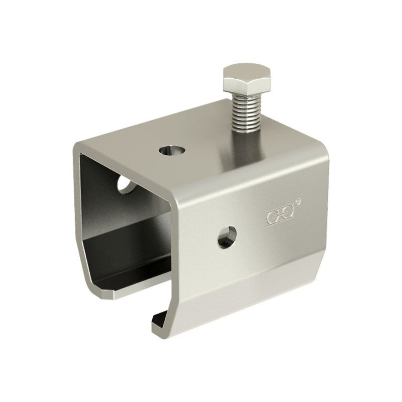 Support enveloppant en INOX 304L pour fixation murale d'un rail SLID'UP ...