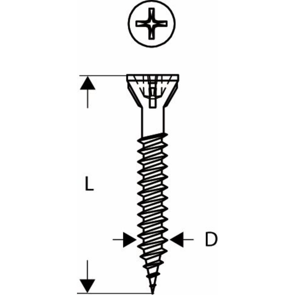 Vite Fermacell. 3,9 x 30 mm. G. 30 mm. | Leroy Merlin