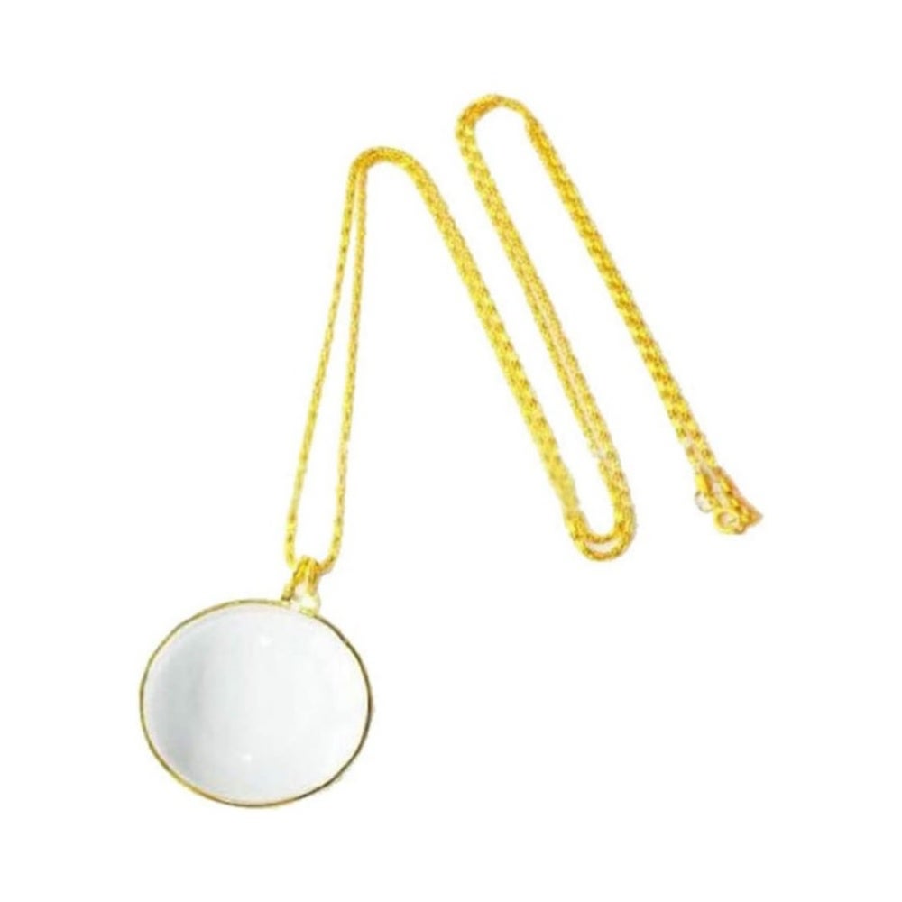 Lupa con aumento de 5X Collar de bolsillo Lupa portátil para lectura ...