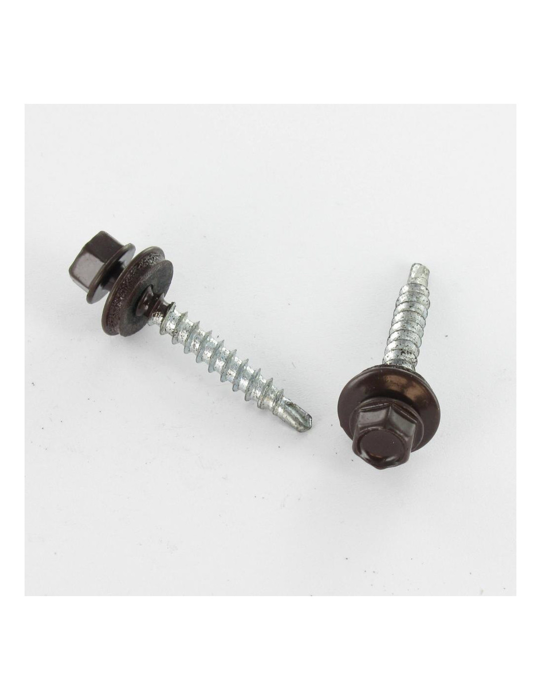 Vis autoperceuse Tête hexagonale TH 4.8X35 Rondelle d"étanchéite avec joint néoprene EPDM Acier ...