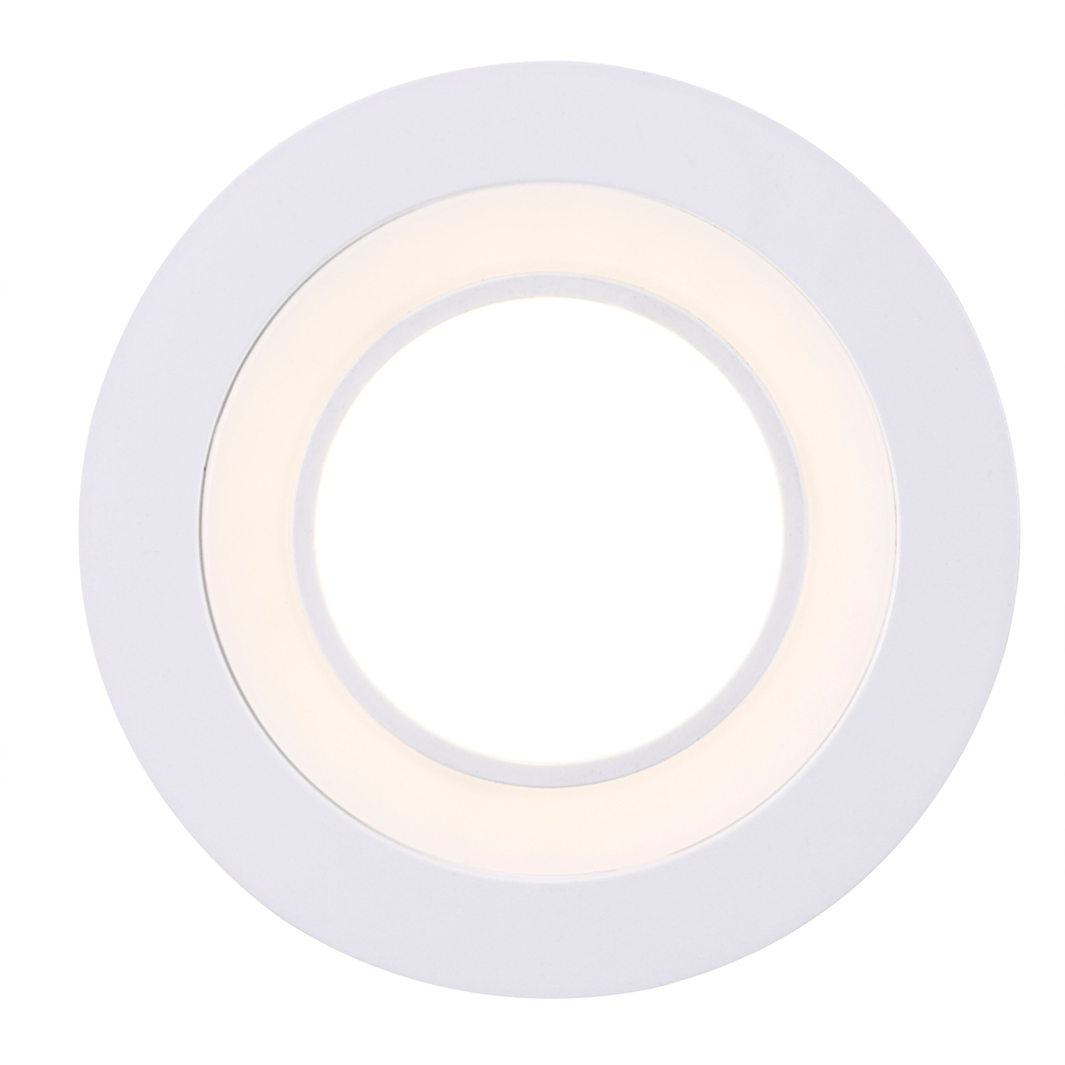 Spot encastré CLYDE 8 4000K, Matière plastique, Couleur Blanc, LED ...