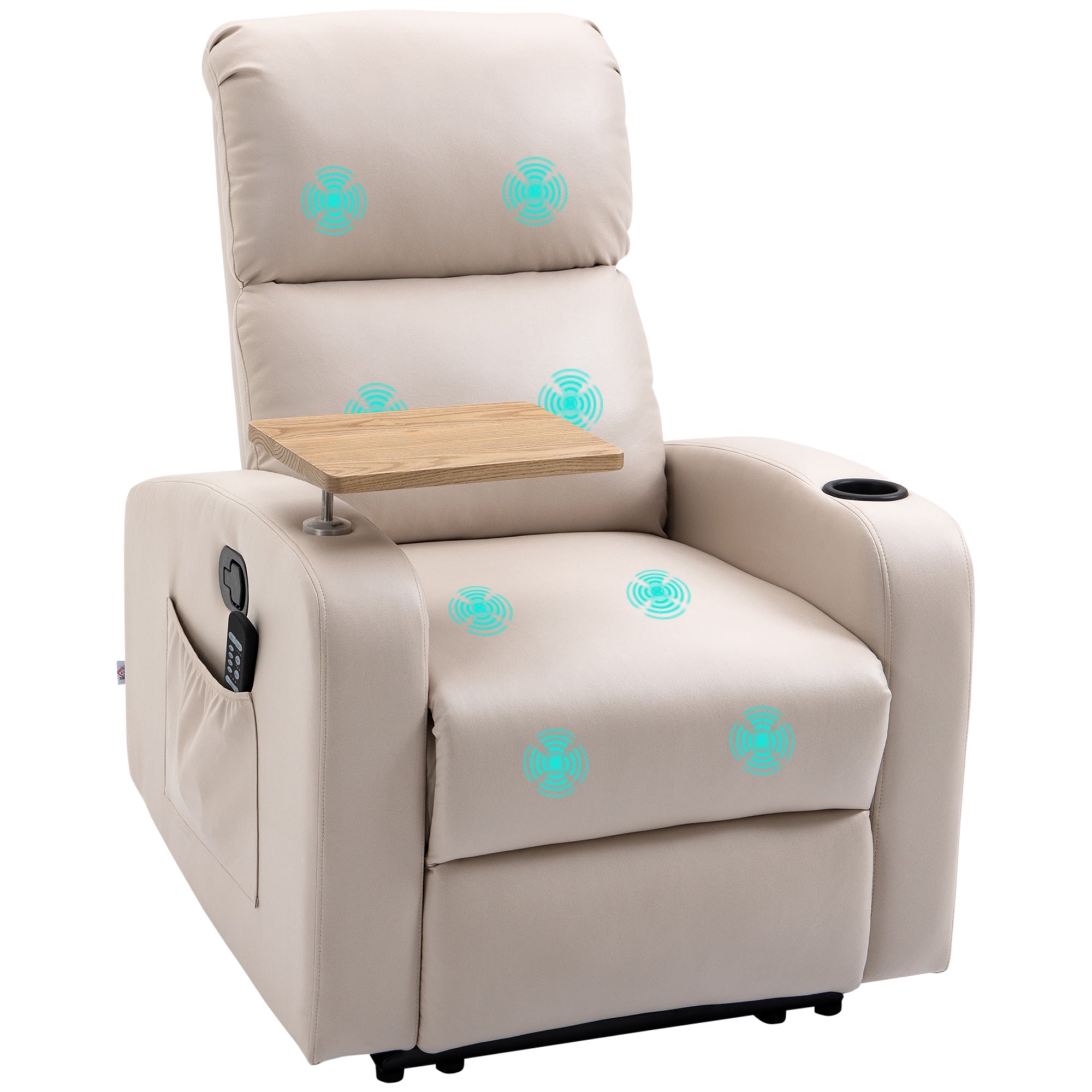 Fauteuil de massage, inclinable, méridienne, 1 table pliante, 1 repose ...