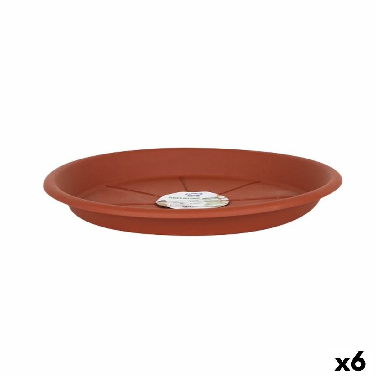 Sous-pot Dem Greentime Marron ø 24 x 2,85 cm (6 Unités) | Leroy Merlin