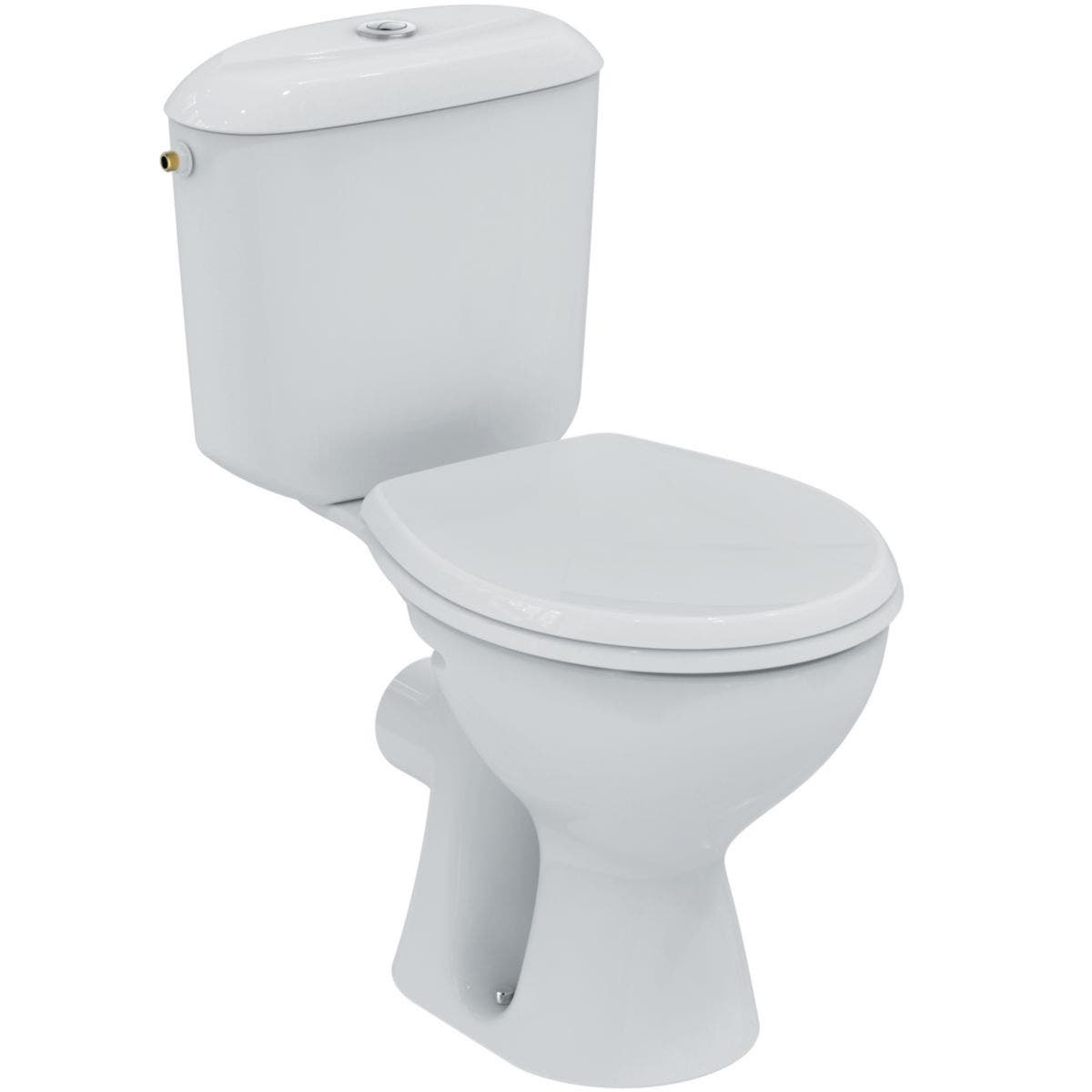 Pack WC - Noe - Porcher - Sortie horizontale - 370x660x760 mm | Leroy ...