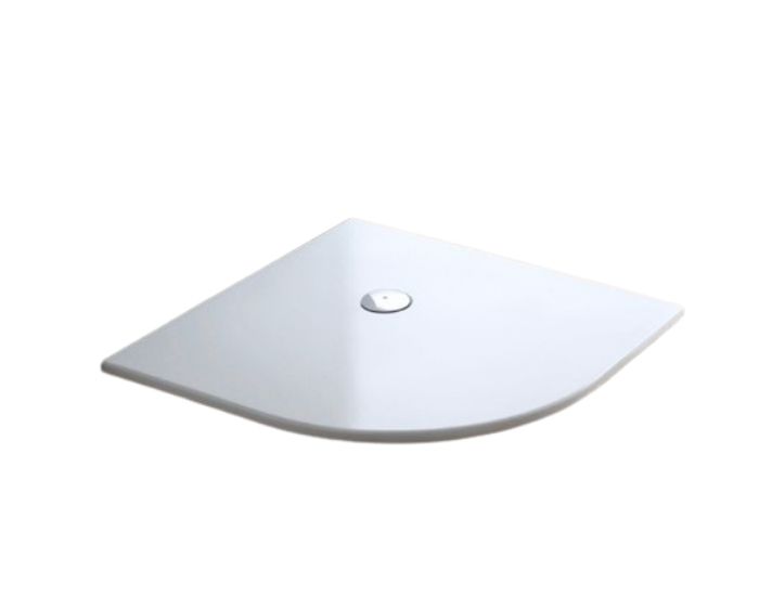 Piatto doccia 90x90 Angolare Acrilico Slim H3 Tamanaco bianco lucido ...