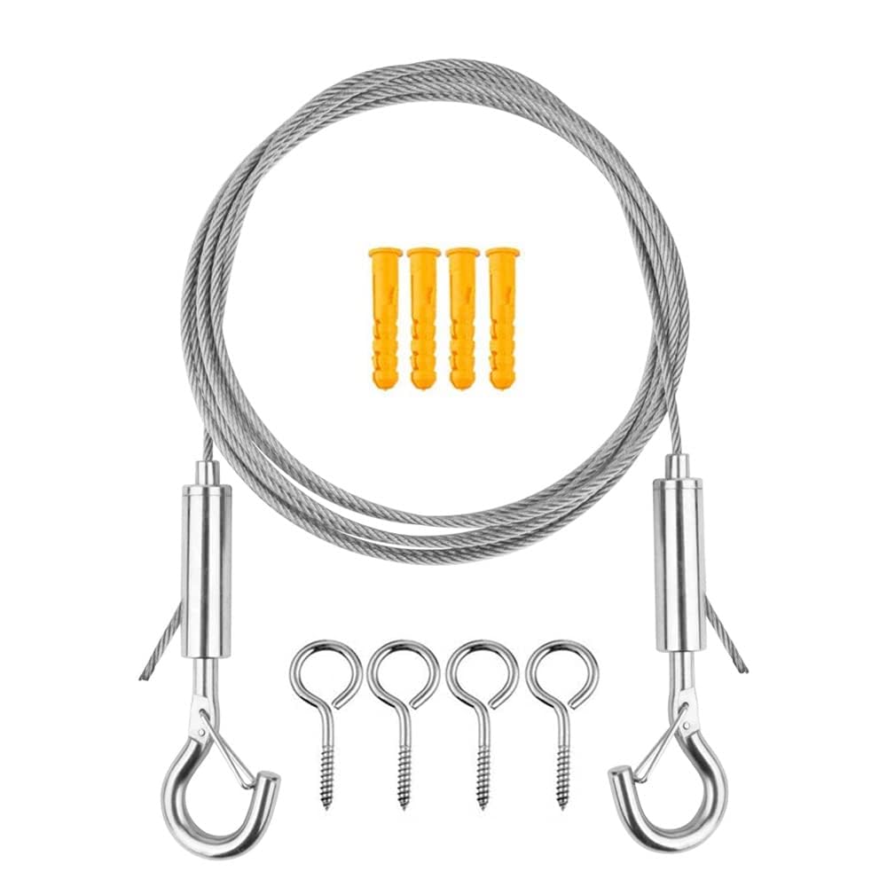 Fil de Rideau Acier Inoxydable, 5M Câble de Rideau, Fil de Rideaux ...