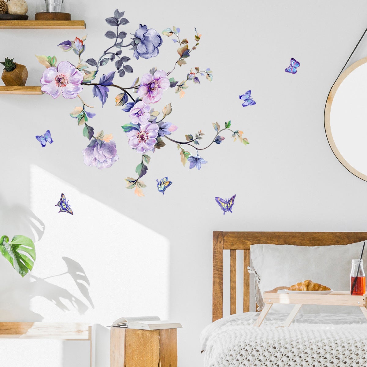 Adhesivos de pared removibles con forma de flor fresca - Para ...