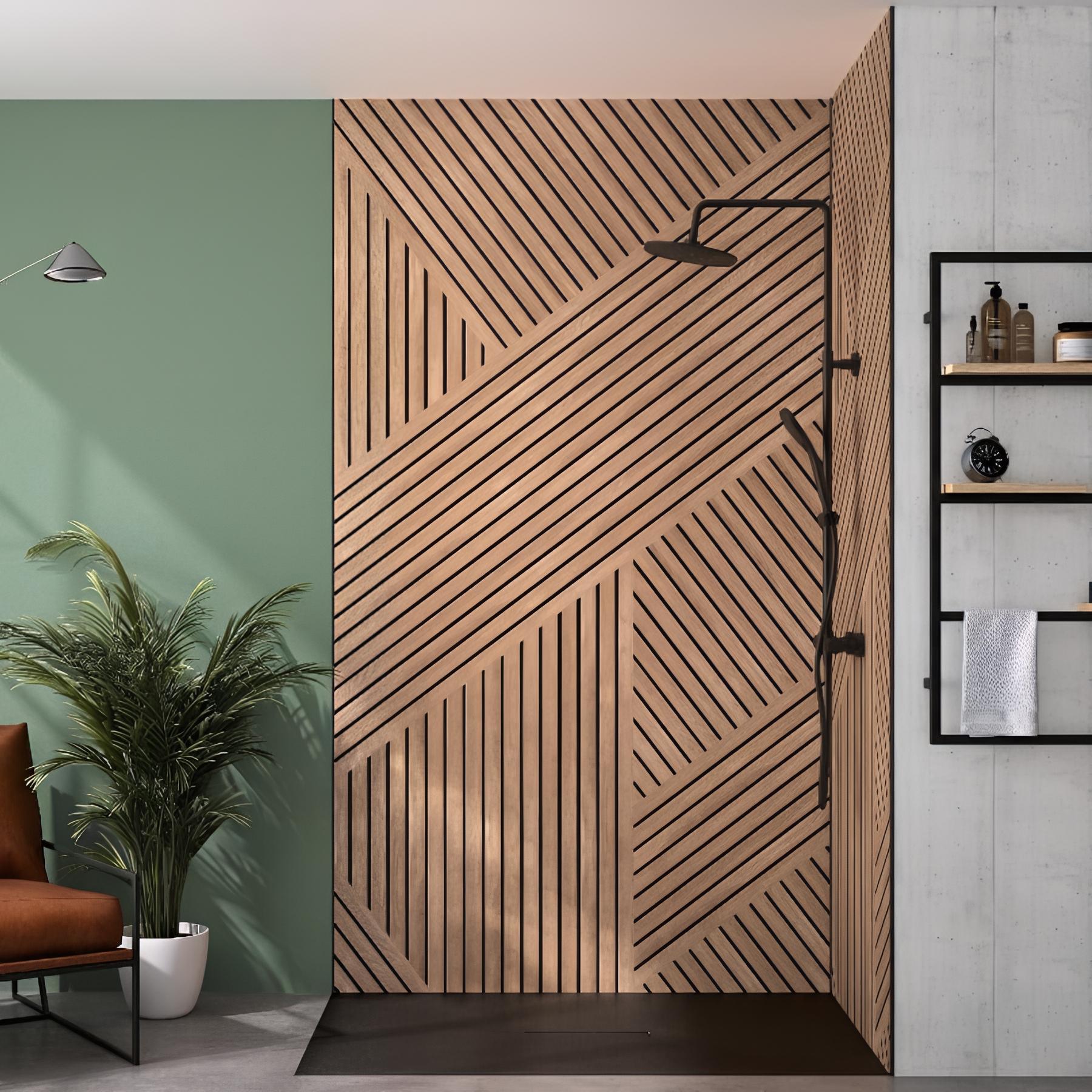 Panel de pared para baño Kinéwall Diseño 3 mm 150x250 claustra graphik ...