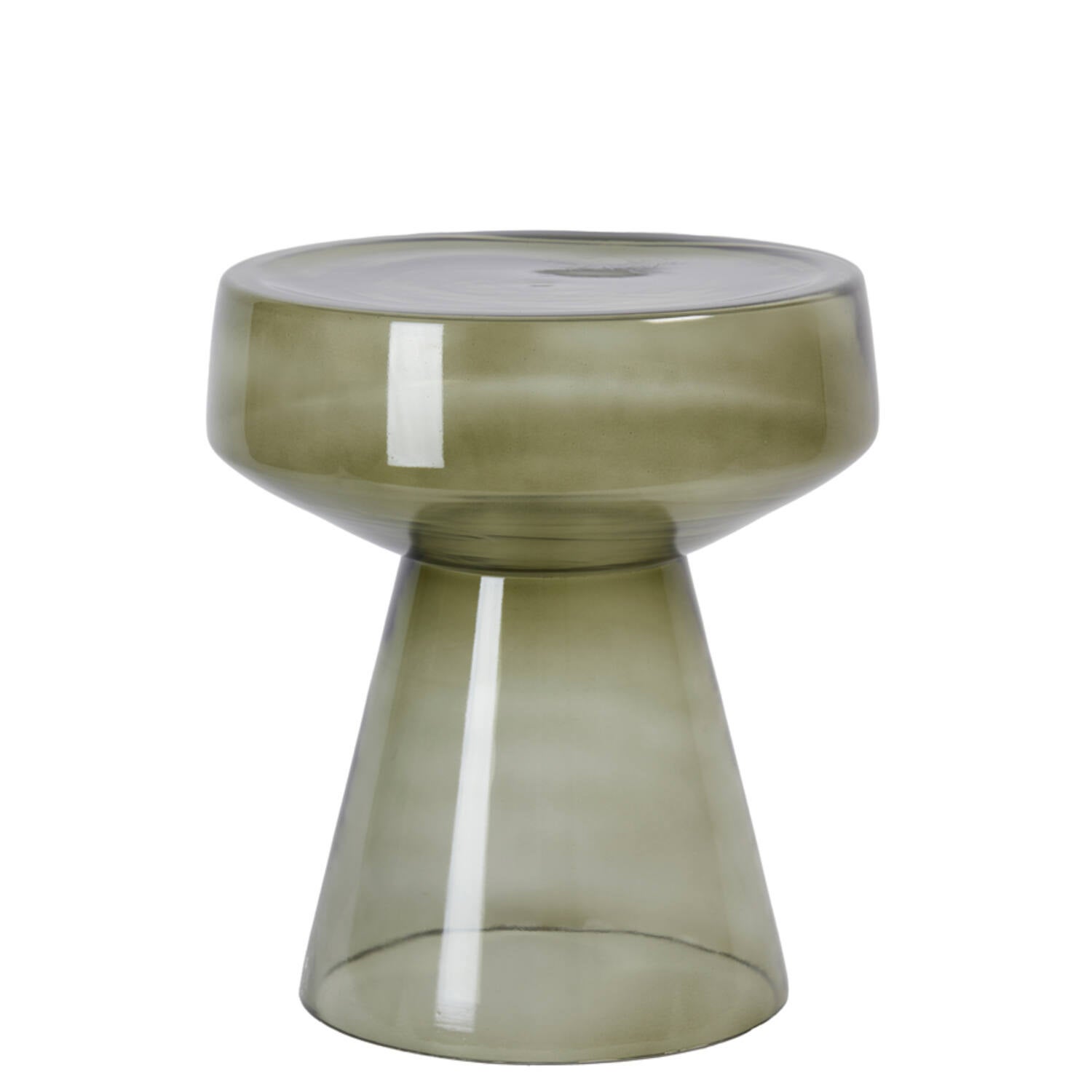 Light & living table d'appoint - gris - verre - 6779076 | Leroy Merlin