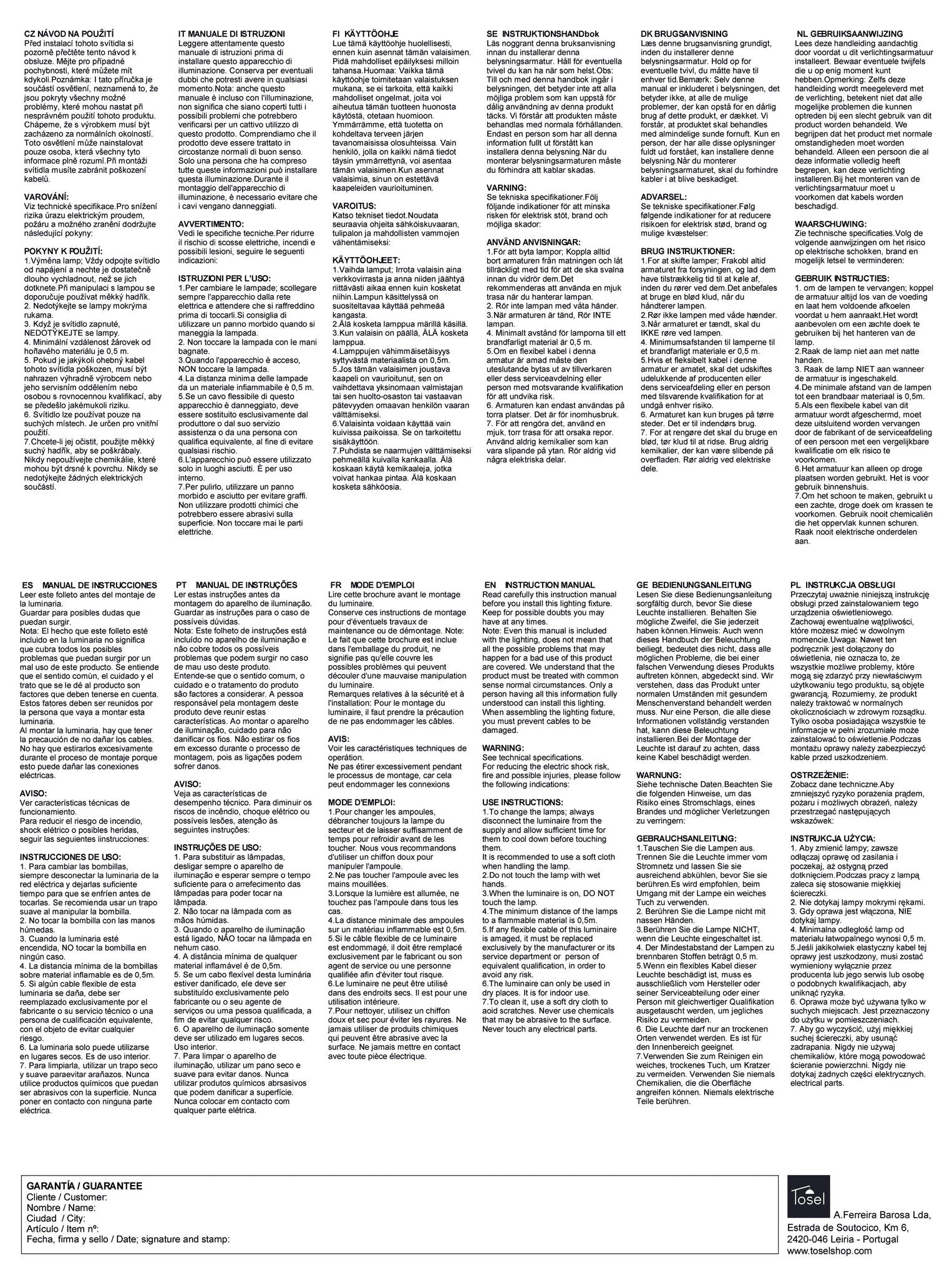 Lámpara de noche TOSEL CARAFE LT2 tela botella negro. D20 x H43 cm ...