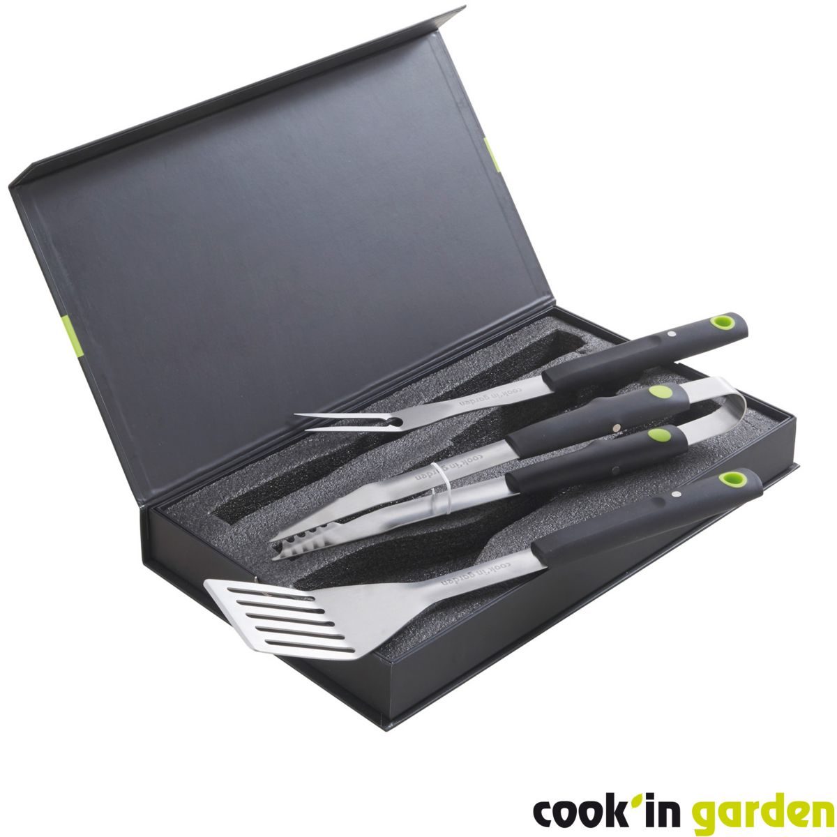 Juego de utensilios magnéticos con mango de tacto suave - Cook in ...