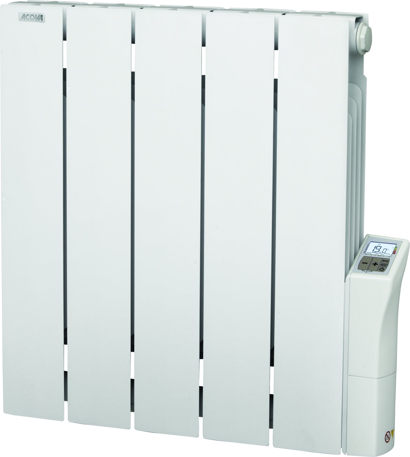 Chauffage électrique inertie fluide - 1000W - Blanc - Airelec | Leroy ...