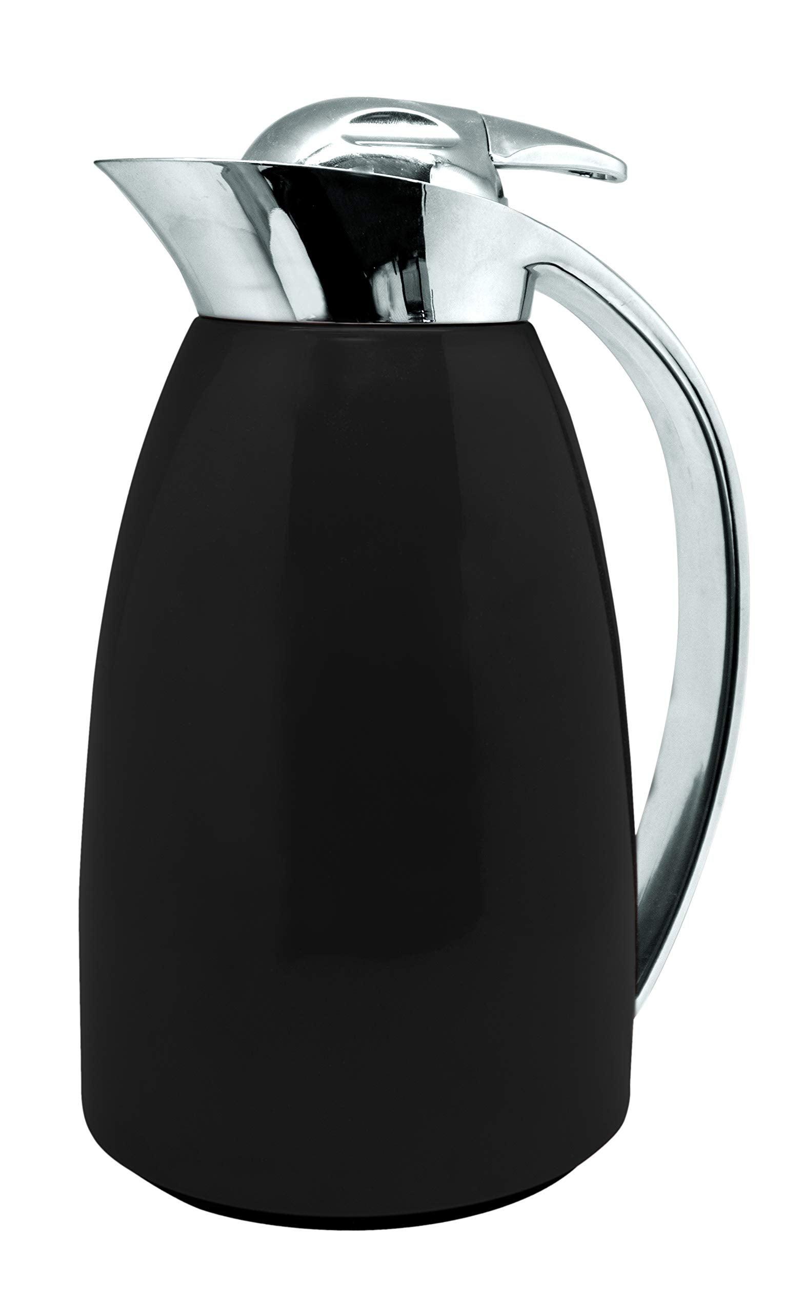 Caraffa termica a doppia parete in acciaio inox e interno in vetro ...