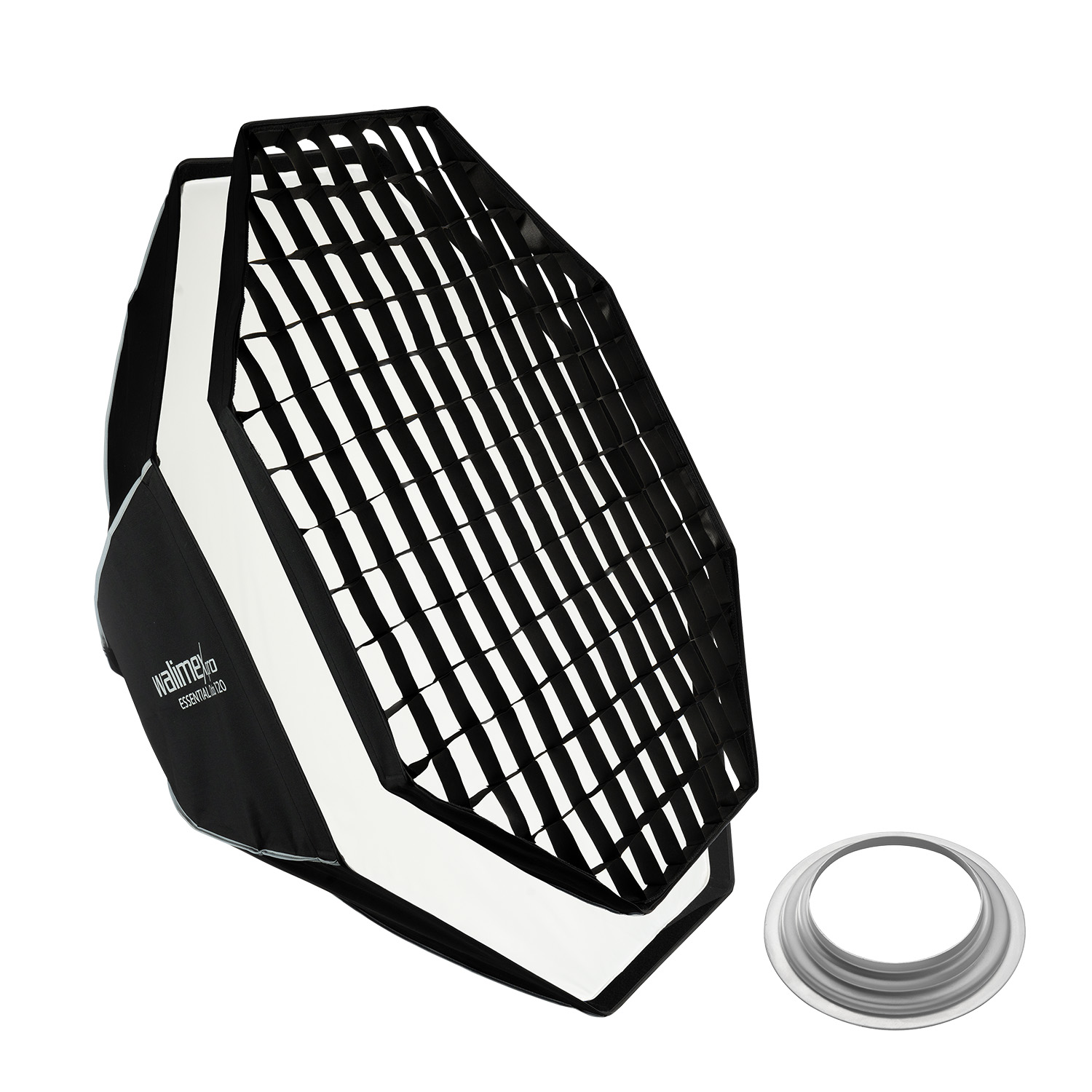 Walimex pro Softbox Octagonal Essential 120cm + adaptador para Hensel Expert, giratoria 360 ...