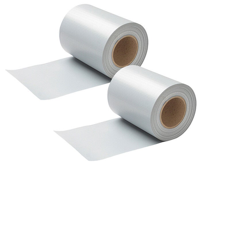 2 rollos Rollo de PVC antivistas 50 m x 19 cm, banda opaca para vallas ...
