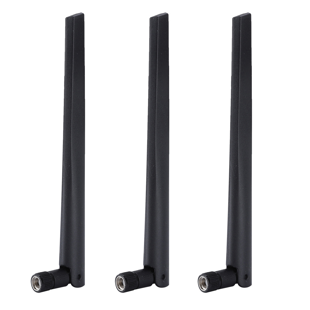 Antenna esterna per scheda di rete wireless SMA router WiFi 3 pezzi per ...