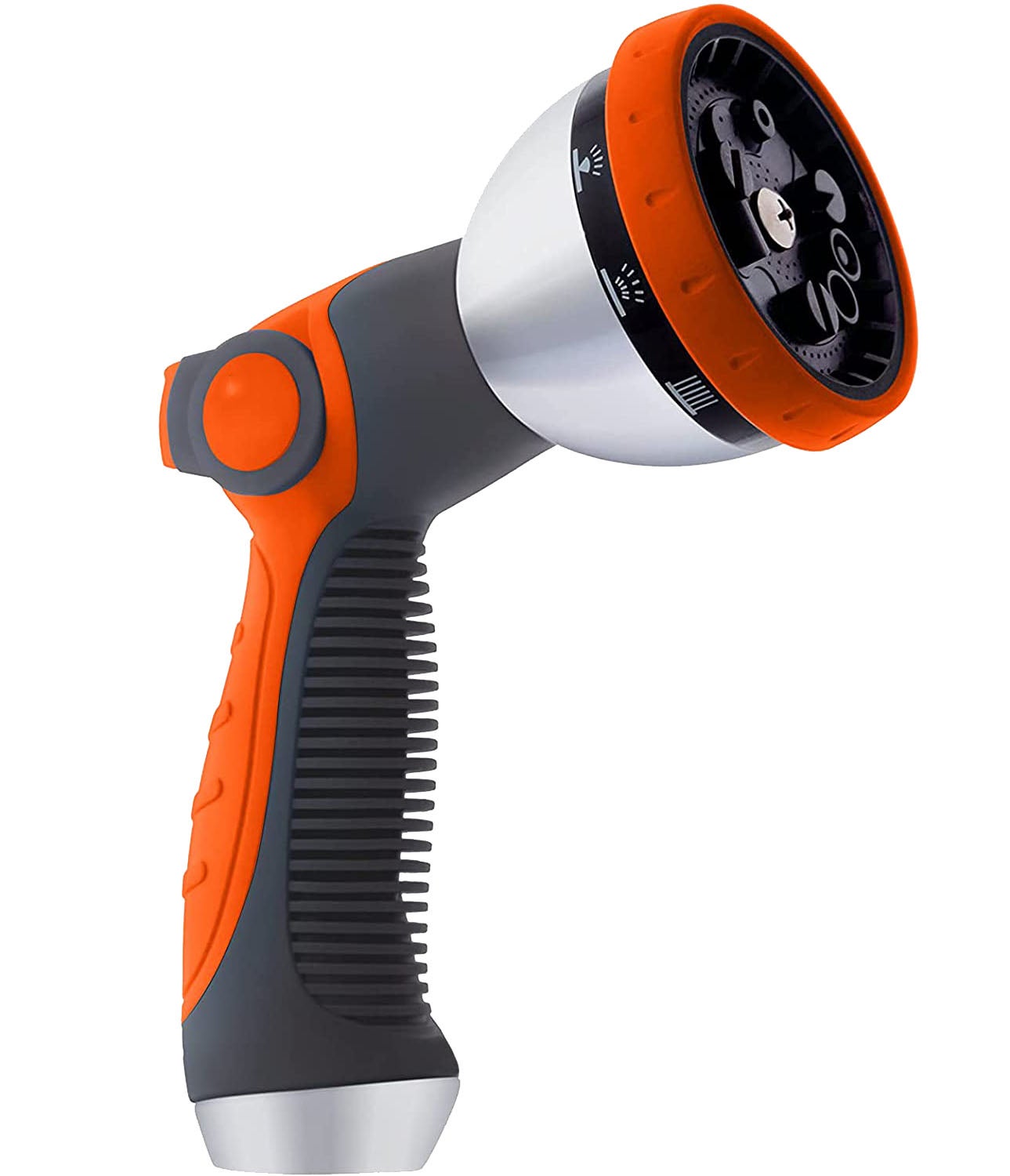 Garden Hose Nozzle, Heavy Duty Water Hose Nozzle, 10 Metal Watering ...