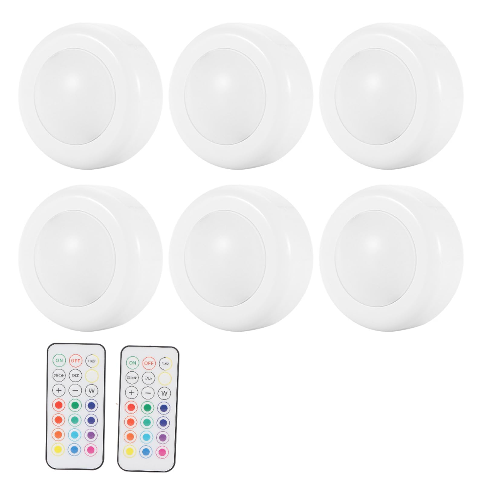 Lámpara de noche con sensor de luz LED para gabinete, control remoto ...