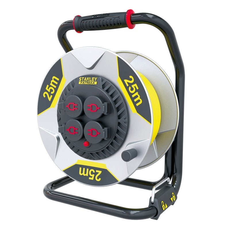 Enrouleur électrique pro STANLEY 25 mètres - câble 3G2,5mm2 | Leroy Merlin