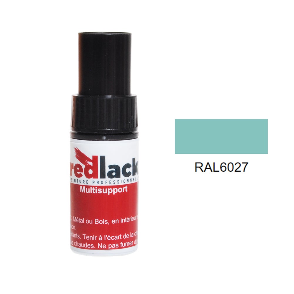 Bote pintura retoque Verde claro RAL 6027 Satinado multisoporte Redlack ...