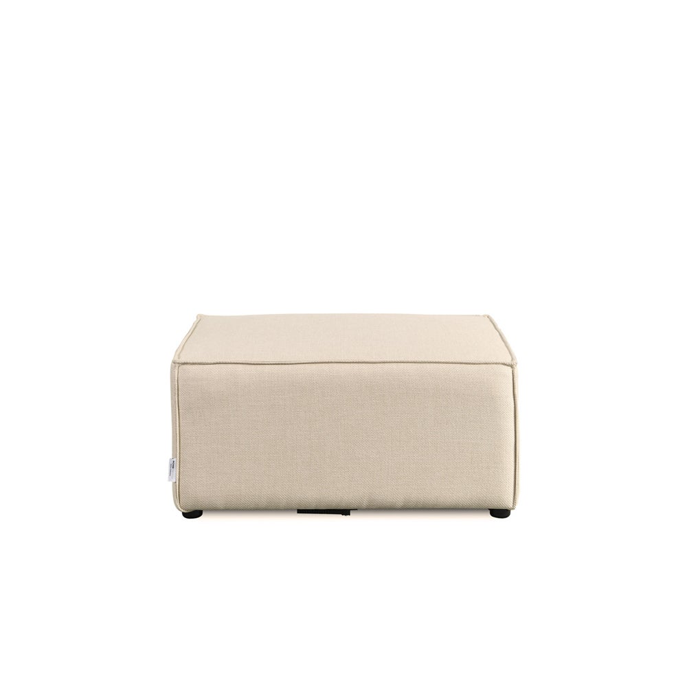 Tabouret canapé modulable HOME DELUXE VERONA - 87 x 87 cm beige | Leroy ...