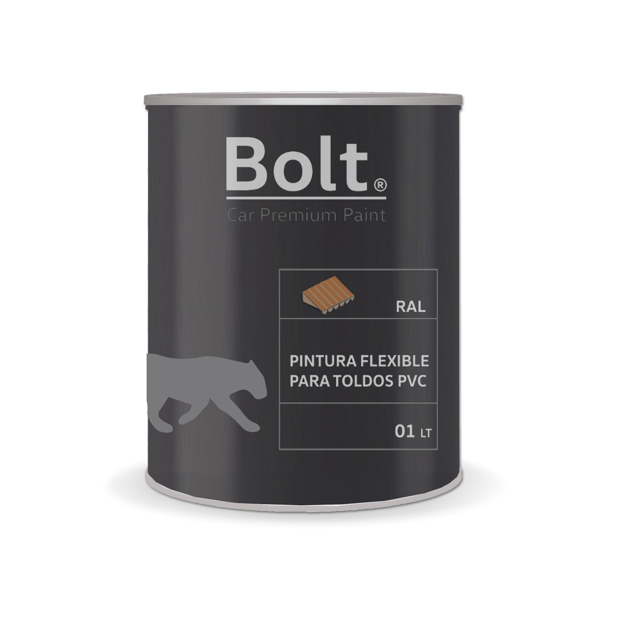PINTURA FLEXIBLE PARA TOLDOS PVC CARTA RAL 1 LT - RAL 7035 Gris ...