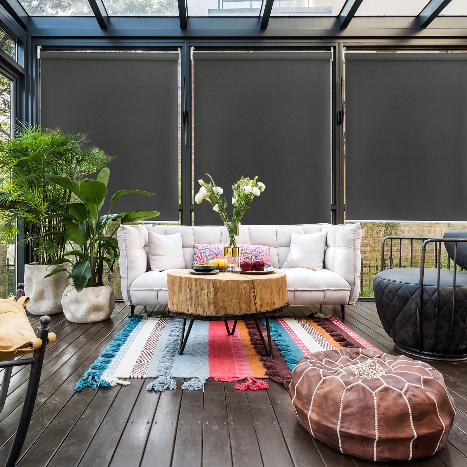 Store Vertical Extérieur 180x240 cm pour Balcon et Terrasse Protection ...