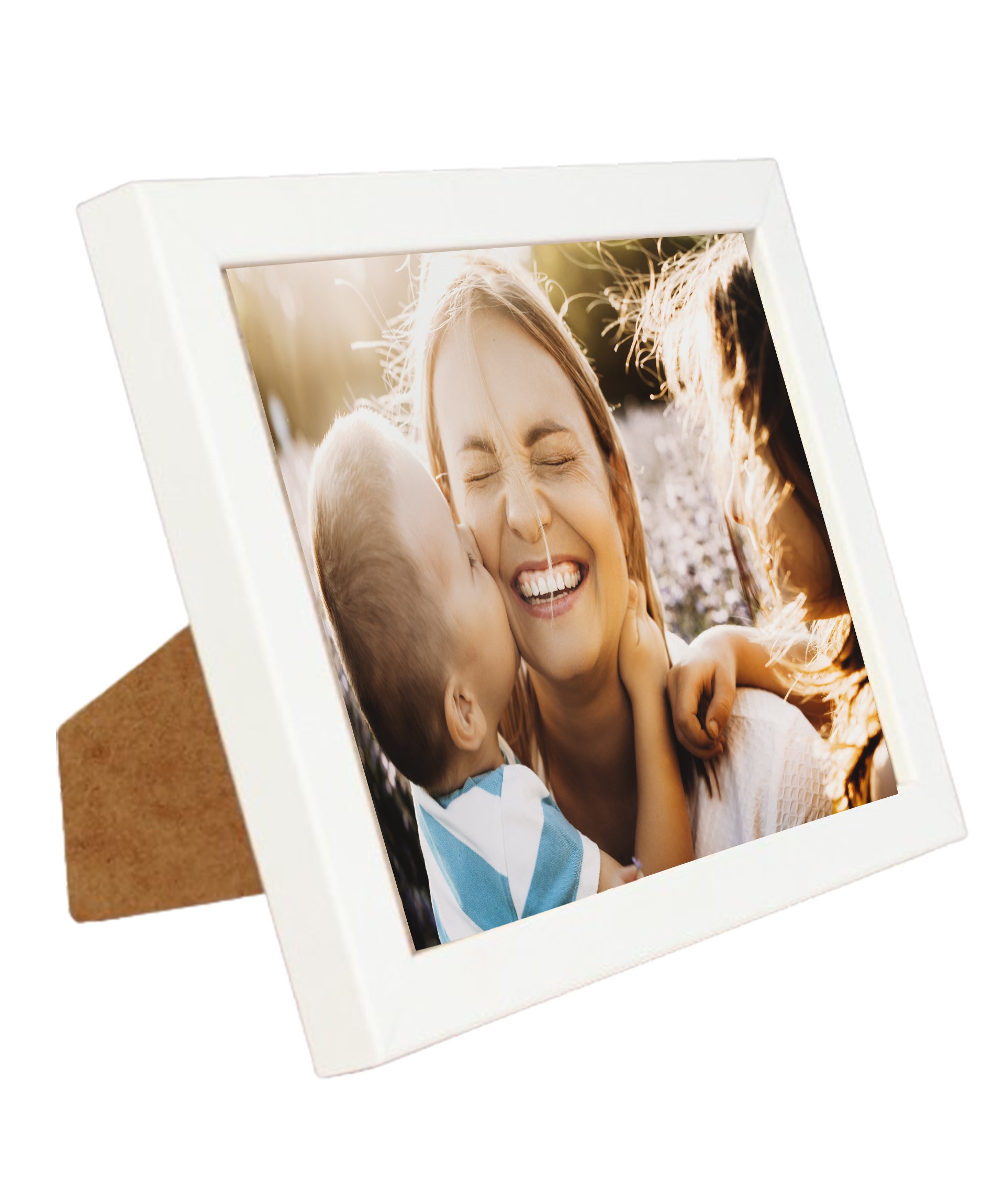BD ART Cadre photo 13 x 18 cm avec plexiglas blanc, en bois MDF ...