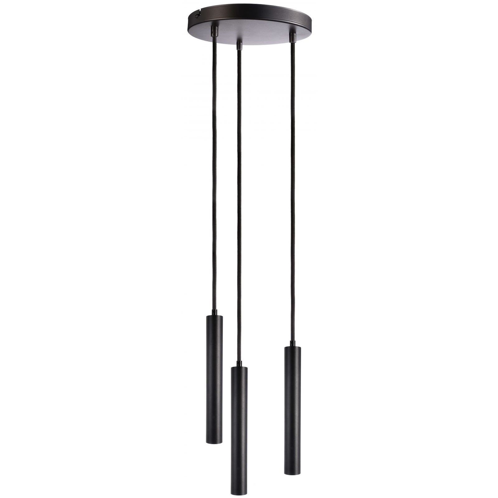Lampe à suspension 3 lumières LED 15W dimmable lustre de plafond ...