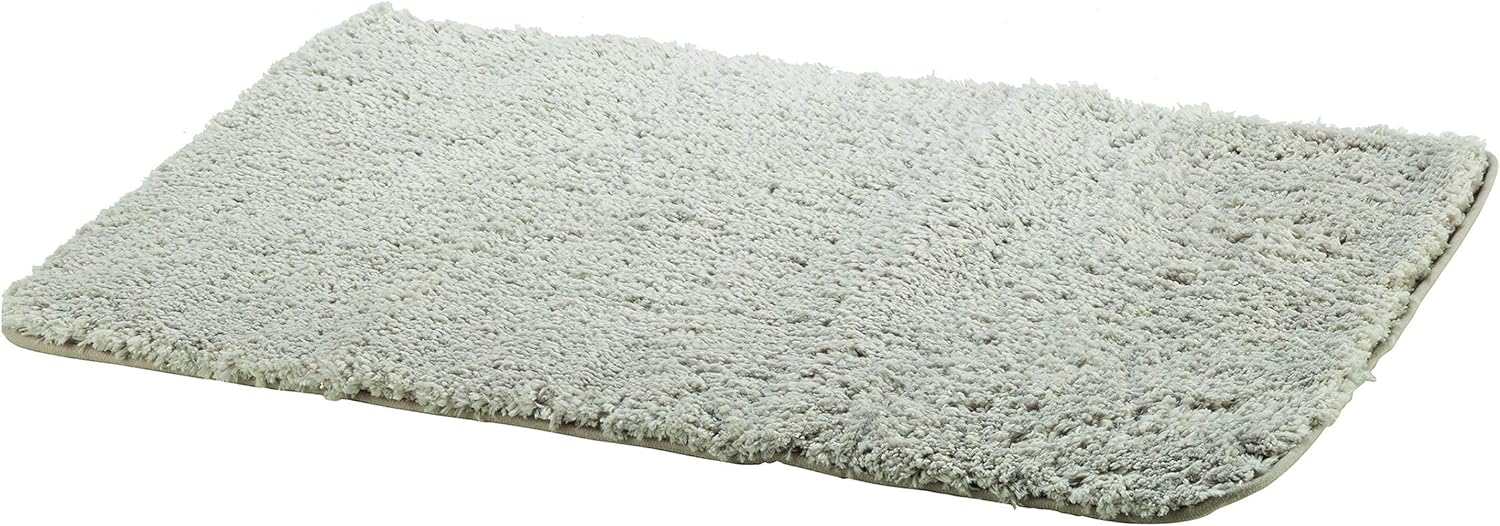 King Home TAPIS DE SALLE DE BAIN ANTI- GLISSEMENT GRIS en microfibre ...