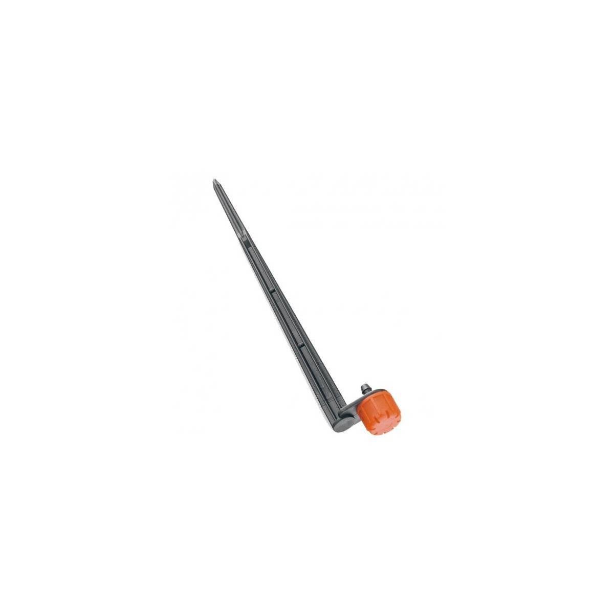 Goutteur reglable avec pique rouge pour micro irrigation | Leroy Merlin