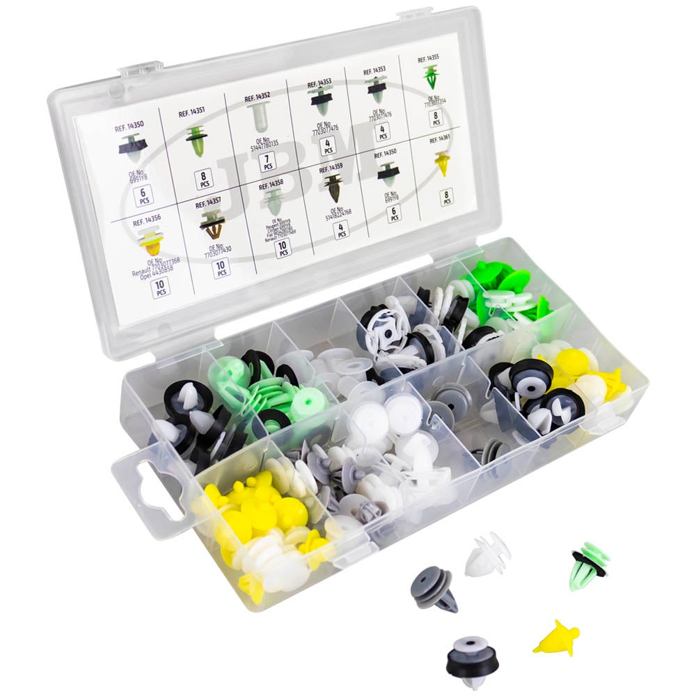 JBM ESTUCHE DE CLIPS RENAULT DACIA 85 PCS PARA PANEL DE PUERTA | Leroy ...