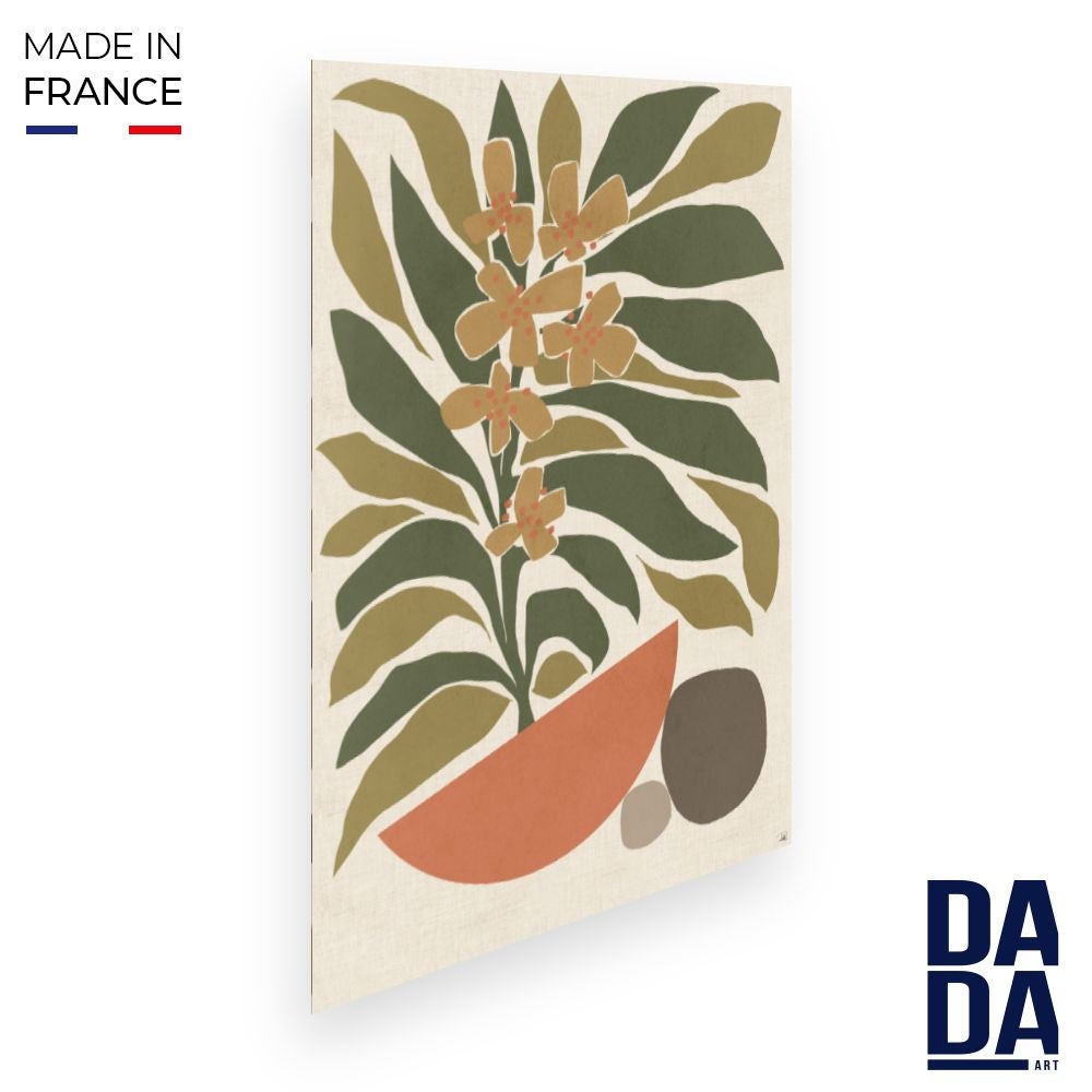 Affiche Fleurs stylisées / 60x80cm / Fabriqué en France / DADA ART ...