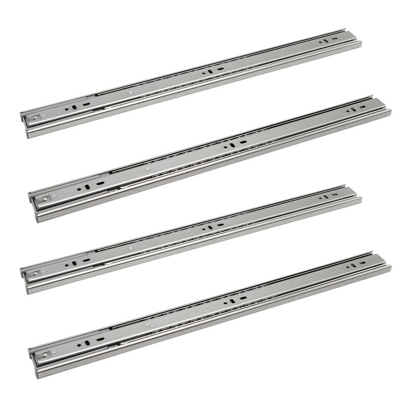 Guide per cassetti con guida a sfere a estrazione totale SoftClose 45 ...