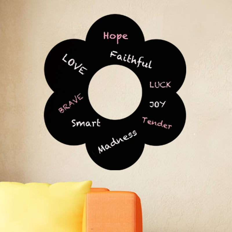 Sticker ardoise tableau noir - stickers muraux adhésif effaçable ...