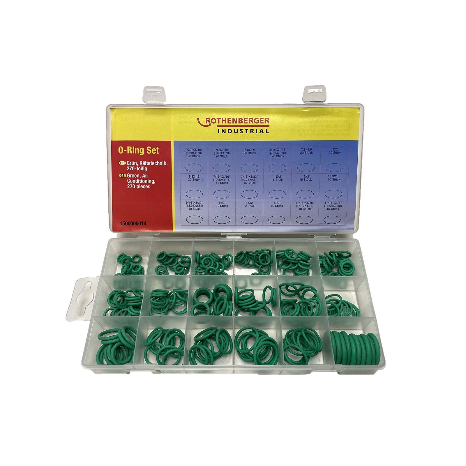 ROTHENBERGER Industrial O-Ring Set - Réfrigération 270 pièces - 1 ...