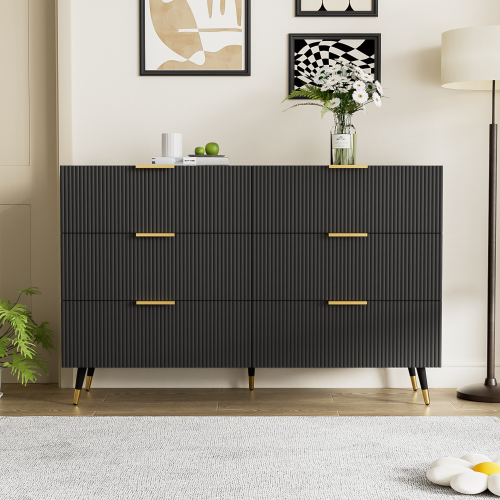 Buffet élégant au design moderne, commode avec beaucoup d'espace de ...