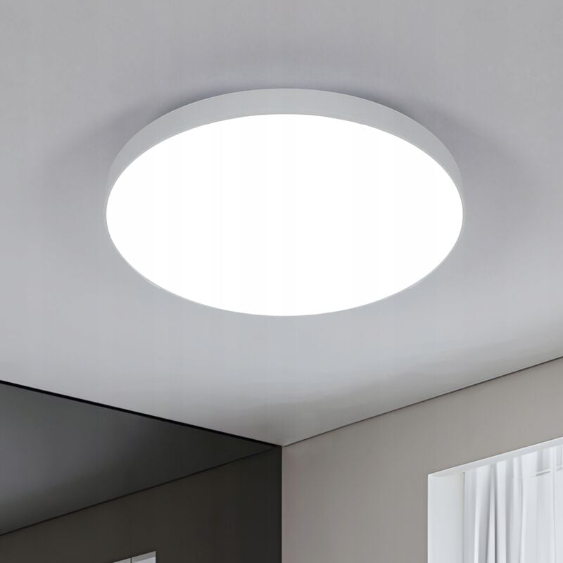 COMELY Plafón LED redondo impermeable 12W 1350 lm Ø23 cm 6500K luz ...